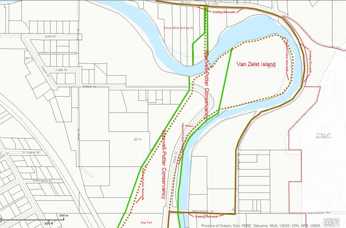 Baraboo, state clear path for Riverwalk