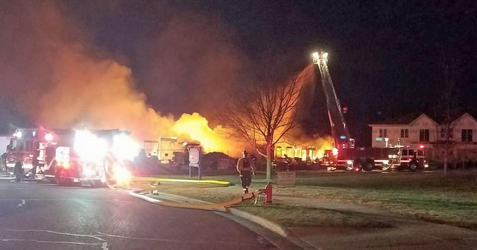 Lake Delton fire destroys apartment building, damage estimate at $1.5 ...
