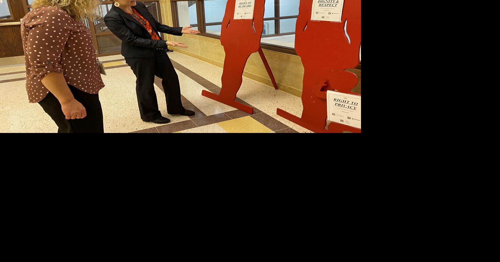 Marsy’s Law display turns heads at Dodge County Courthouse