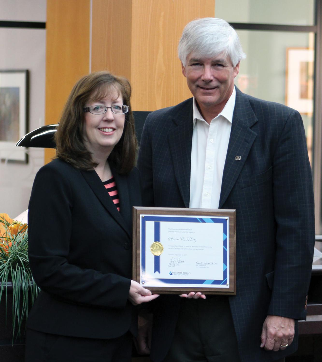 Ploetz recognized for service