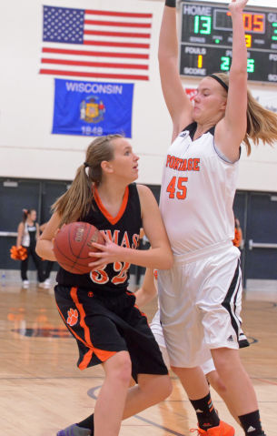 PREP GIRLS BASKETBALL: Poynette uses early run to sink Portage