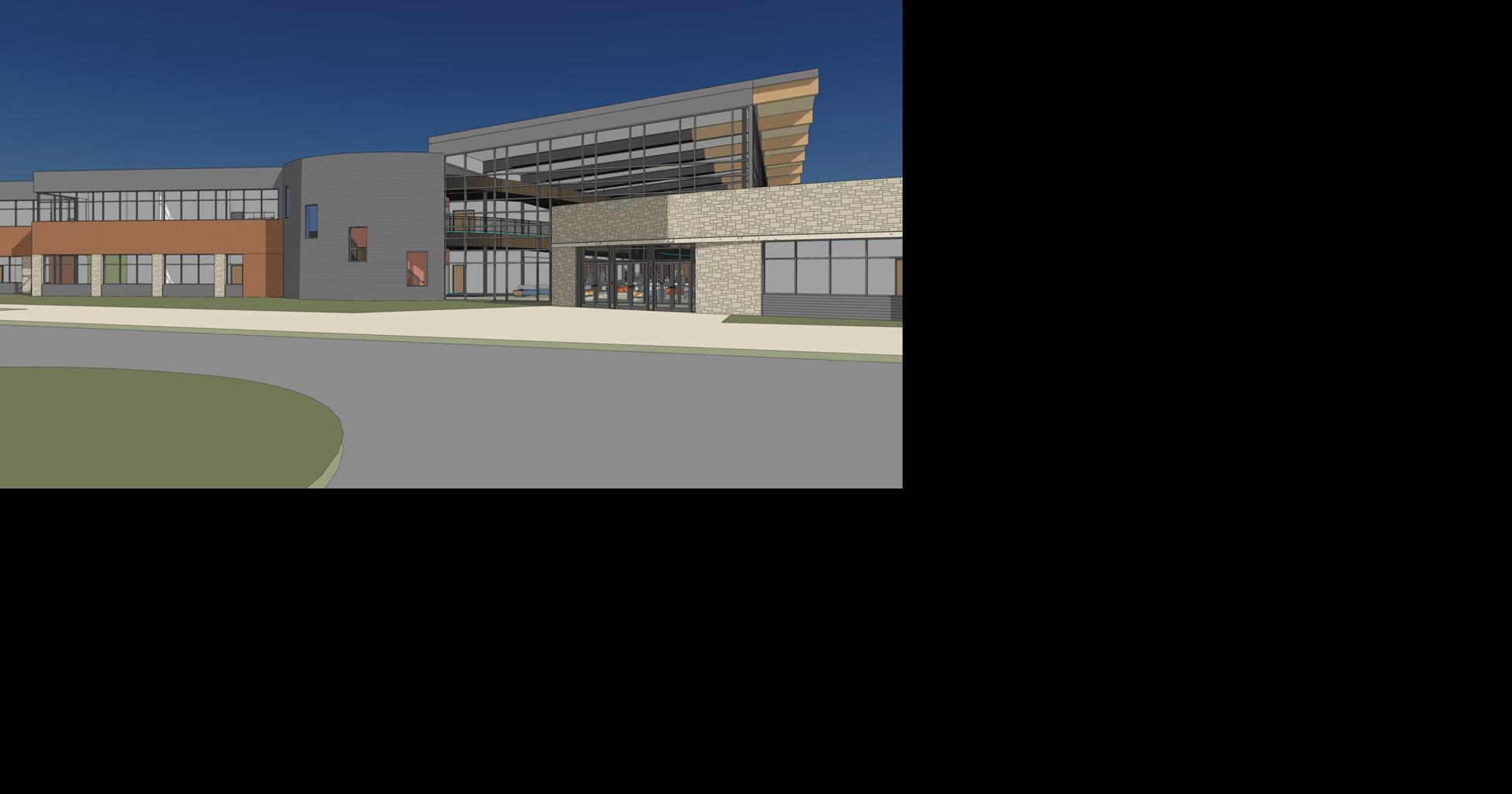 Preliminary designs of new Dells high school presented