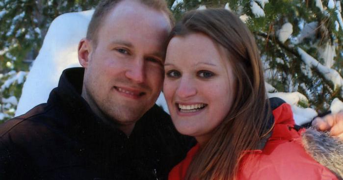 Sarah Nottling and Pastor Joshua Odell