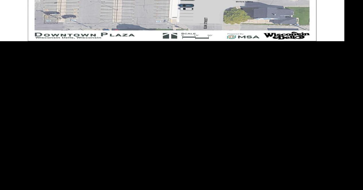 Wisconsin Dells Elm Street downtown plaza plans unveiled