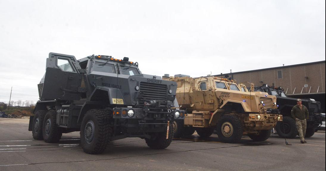 Columbia County Sheriff's Office takes MRAP for a tour