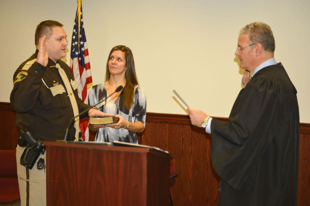 Sheriff takes oath of office