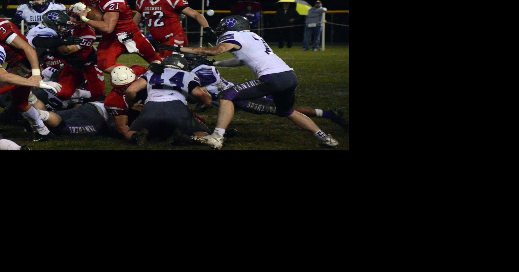 Columbus football shows its 'built for mud' in dominating state ...