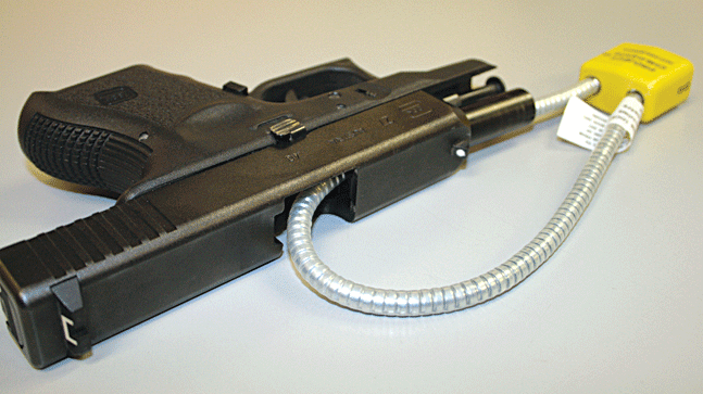 Police give away gun locks