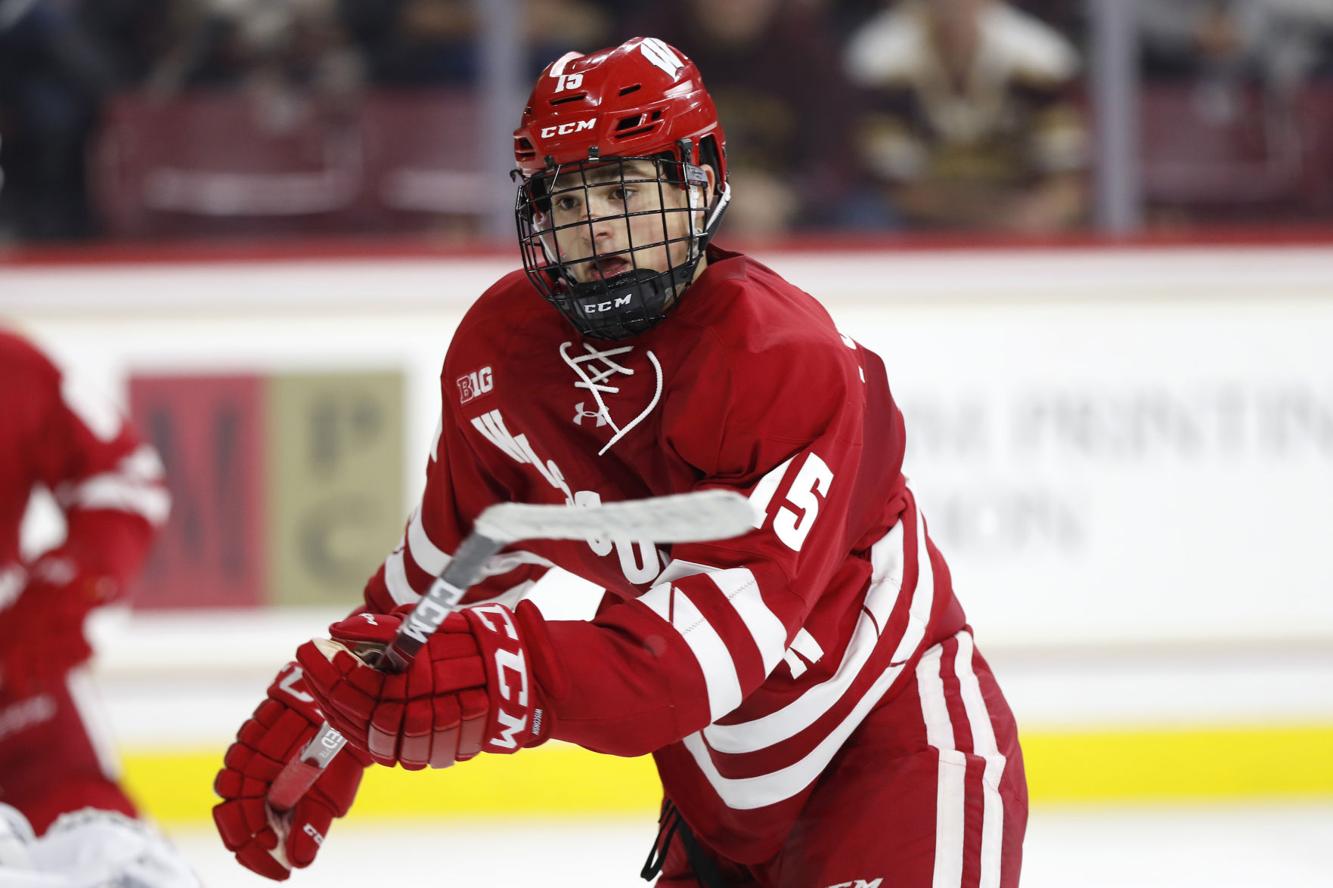 Alex Turcotte leaves Badgers men's hockey team after 1 season to sign ...