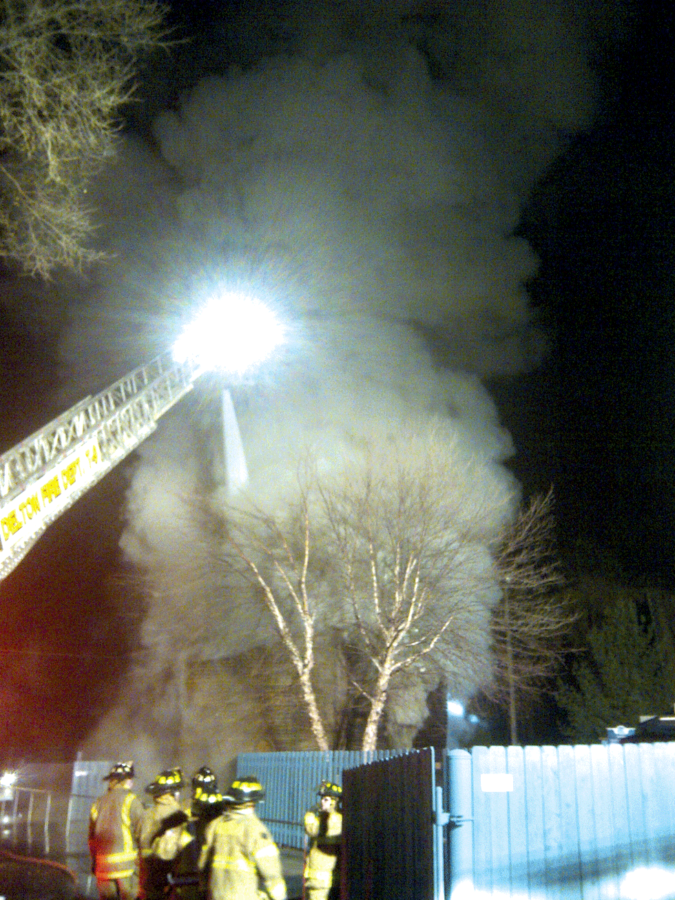 Fire burns ark at Noah's Ark