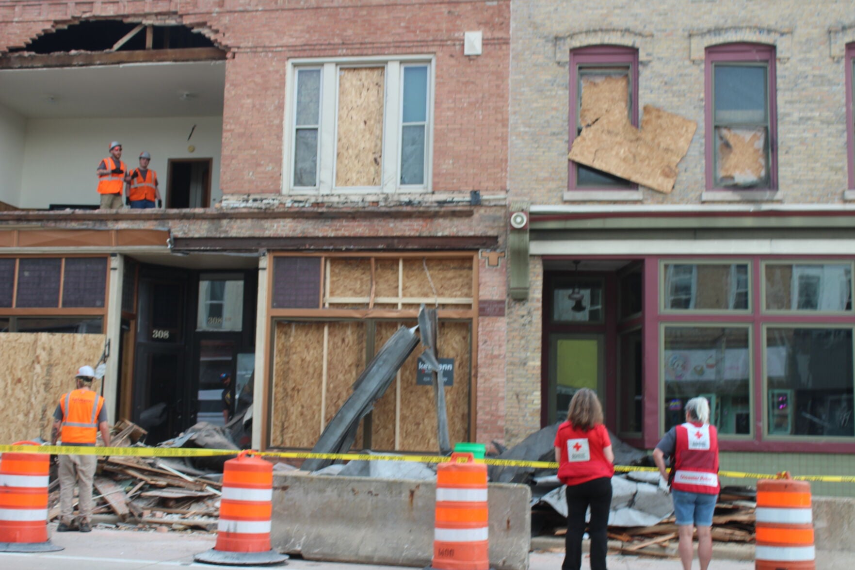 Horicon begins clean up