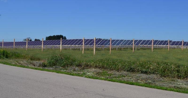 Work on solar project outside of Beaver Dam begins again