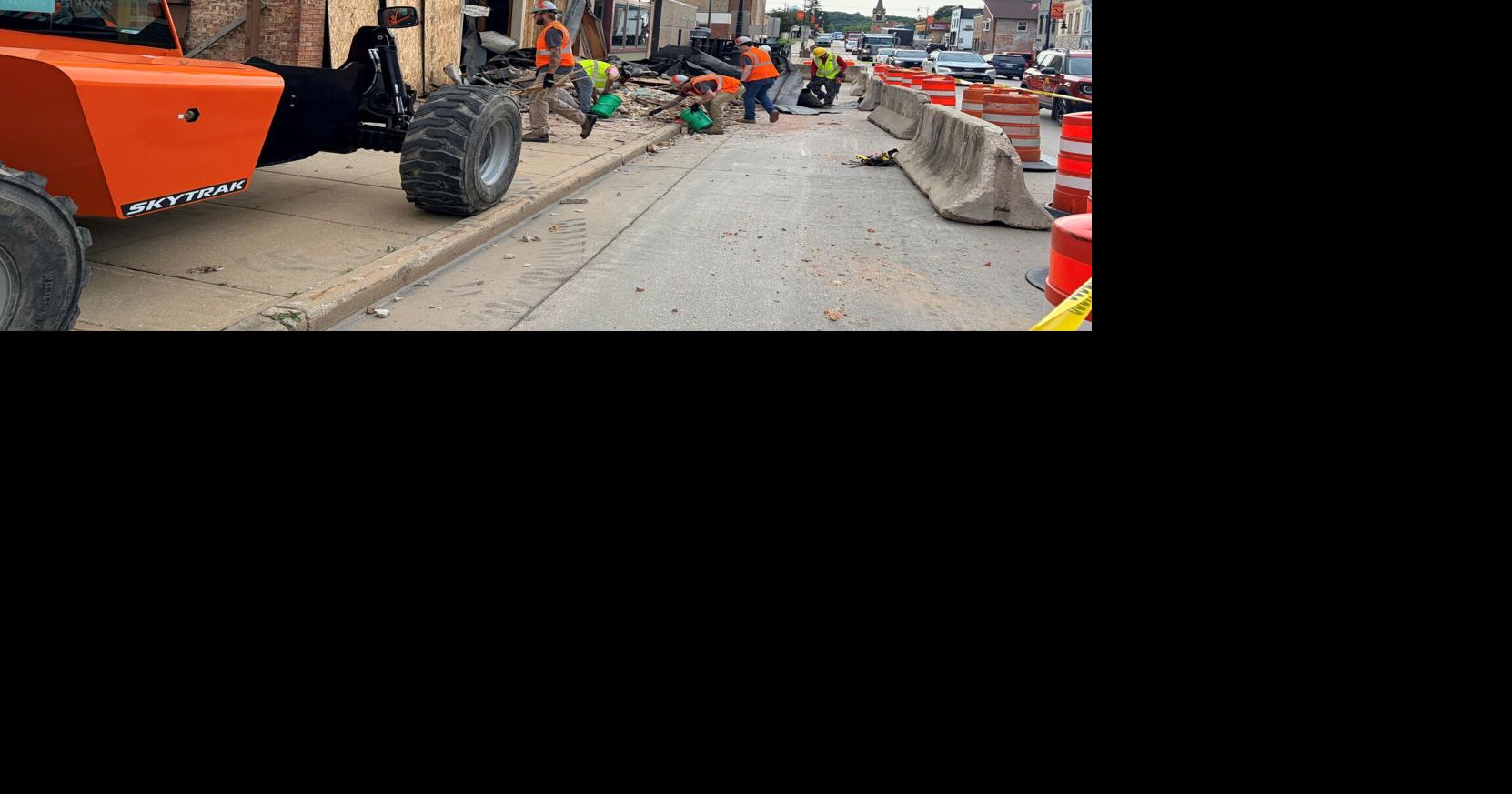 Horicon downtown badly damaged in storm