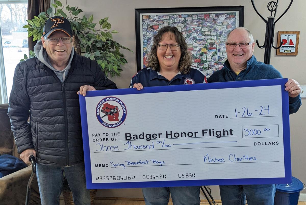 $3K donated for veterans on Badger Honor Flights