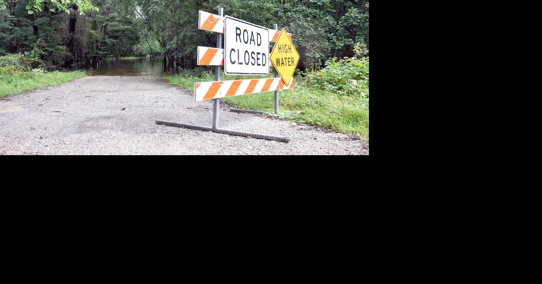 State and county road closings