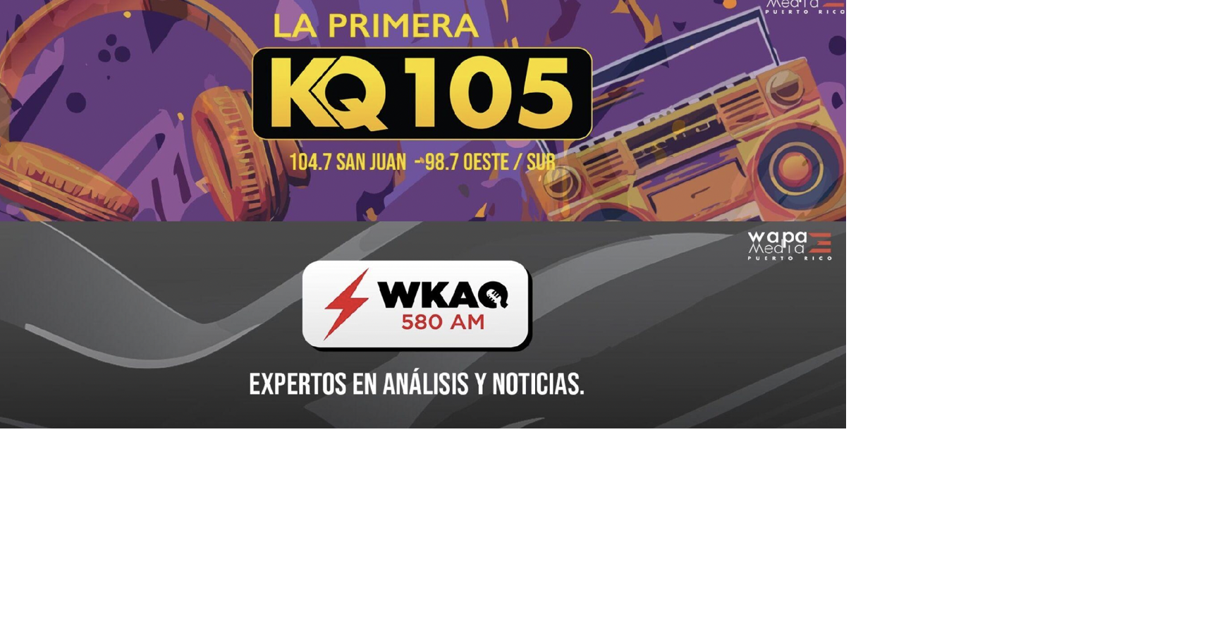 WKAQ 580 y KQ 105 revalidan como favoritas | Noticias | wkaq580.com