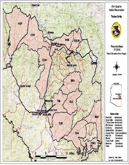 Prescribed burning on the Fort Apache Reservation | Apache County ...
