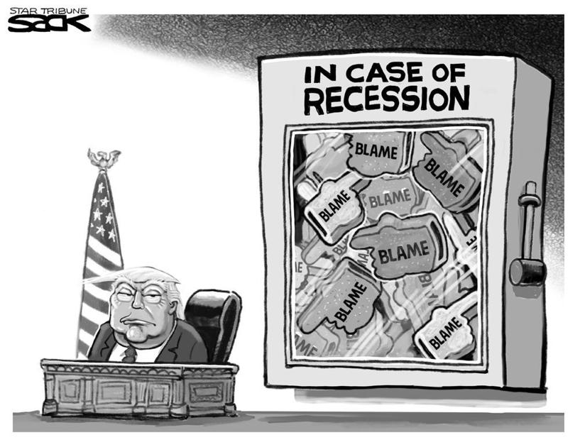 In case of recession | Editorial Cartoons | wmicentral.com
