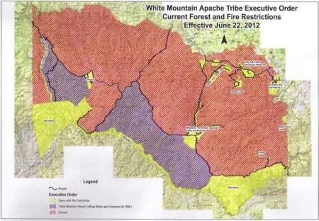 Closure of Fort Apache Reservation; some recreational areas remain open ...