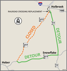 State Route 377 closed for railroad crossing upgrade week of May 14 ...