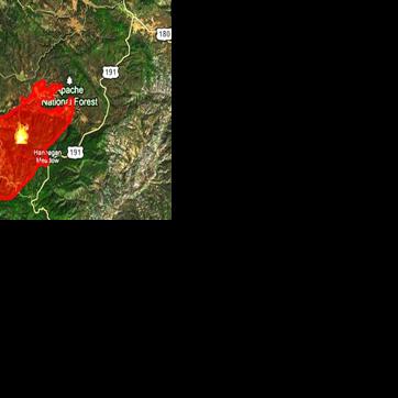 Wallow Fire Map | News | wmicentral.com