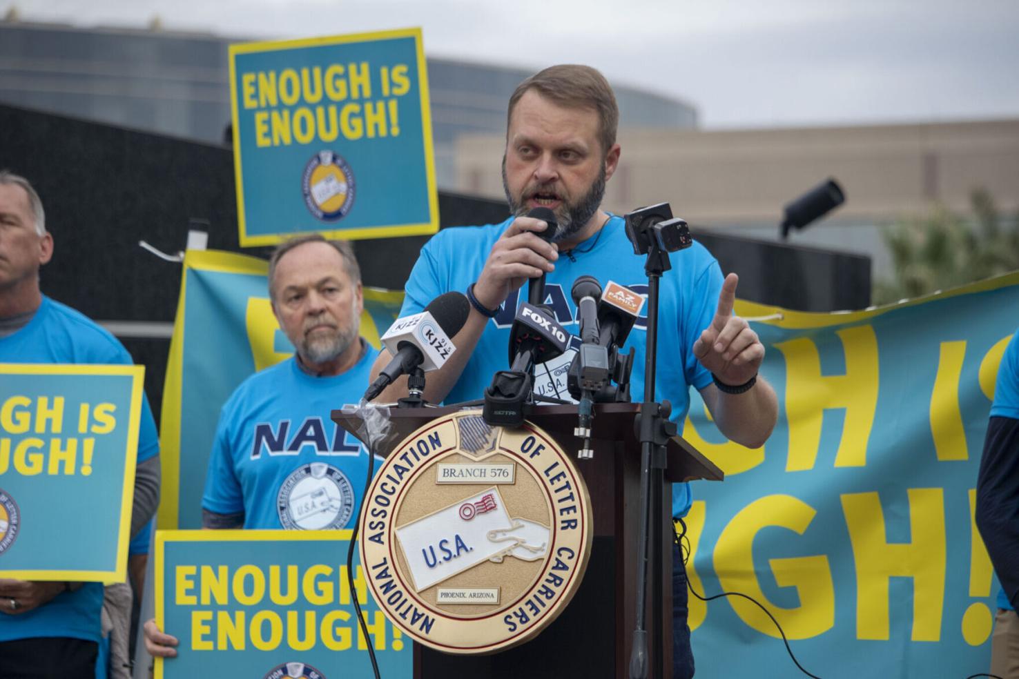 Letter carriers protest growing number of attacks aimed at them | News ...