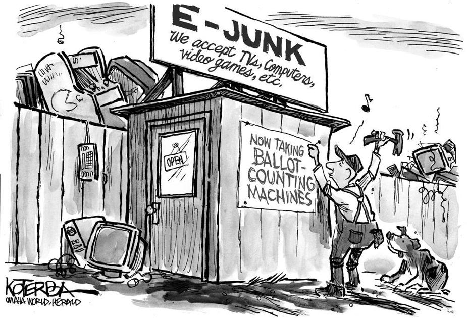 E-junk cartoon | Editorial Cartoons | wmicentral.com