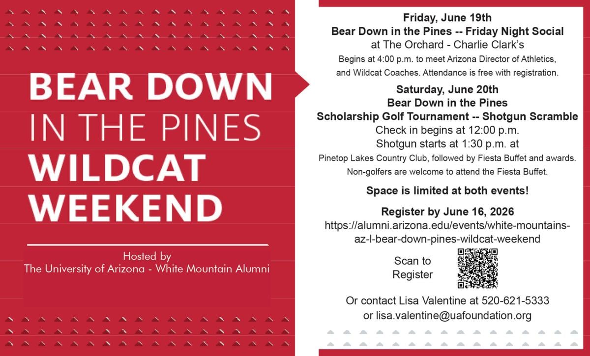 UofA Bear Down in the Pines 2026 | Featured Ads | wmicentral.com