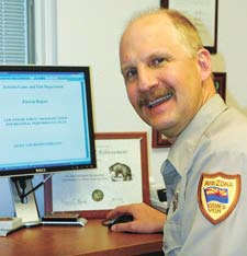 Game and Fish officer Jim Hinkle receives public safety leadership ...