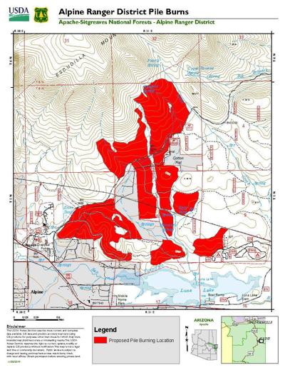 Alpine Ranger District plans pile burns through March 15 | Apache ...