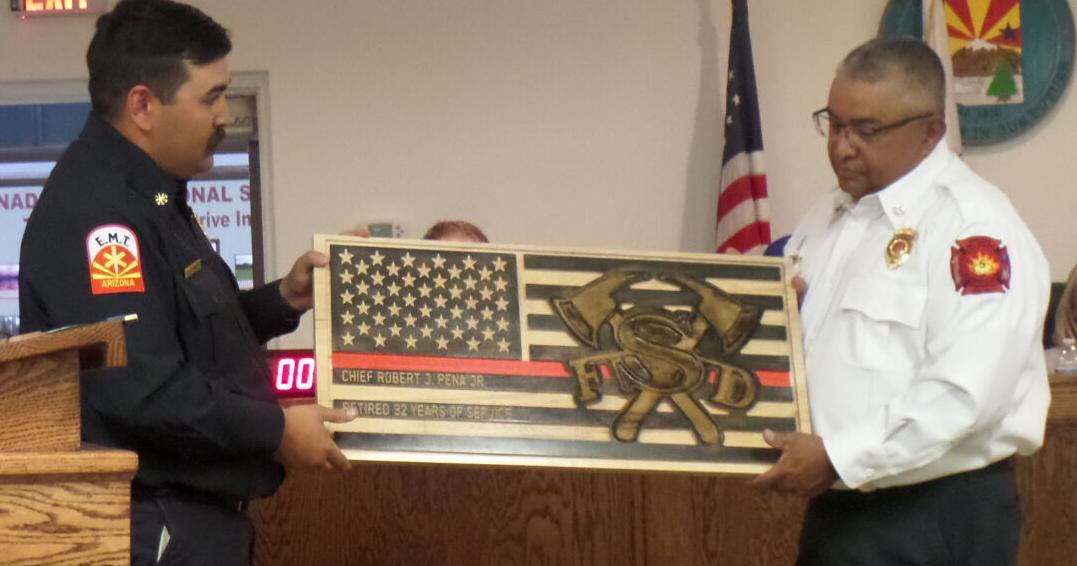 Springerville honors Fire Chief Pena's 32 years of service | News ...