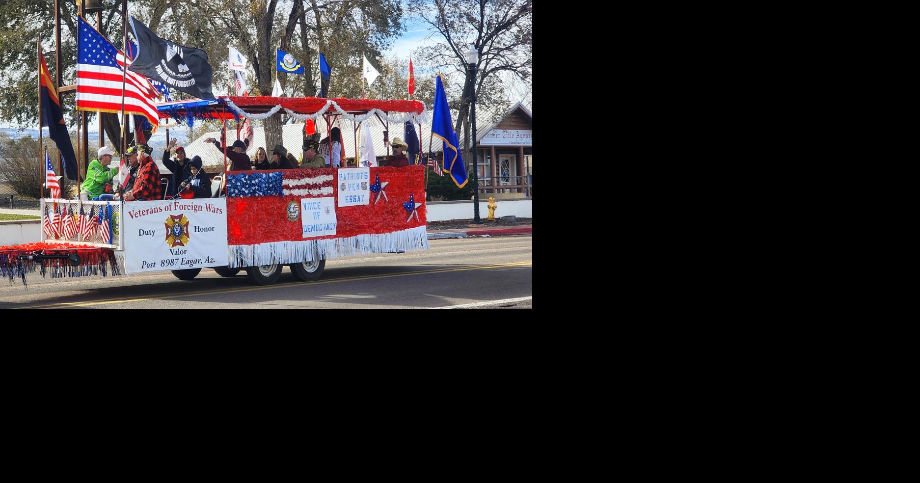 Flags and cheers! Round Valley's Veteran's Day Parade unites community ...