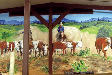 Artist paints murals at Western Drug | Springerville/Eagar | wmicentral.com