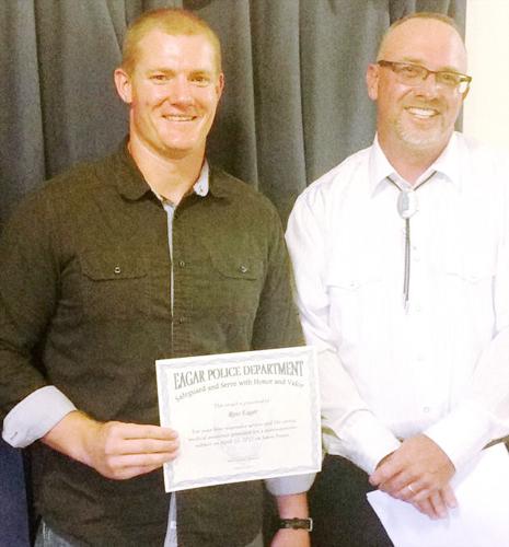 Town recognizes officer for saving man’s life | Premium News ...