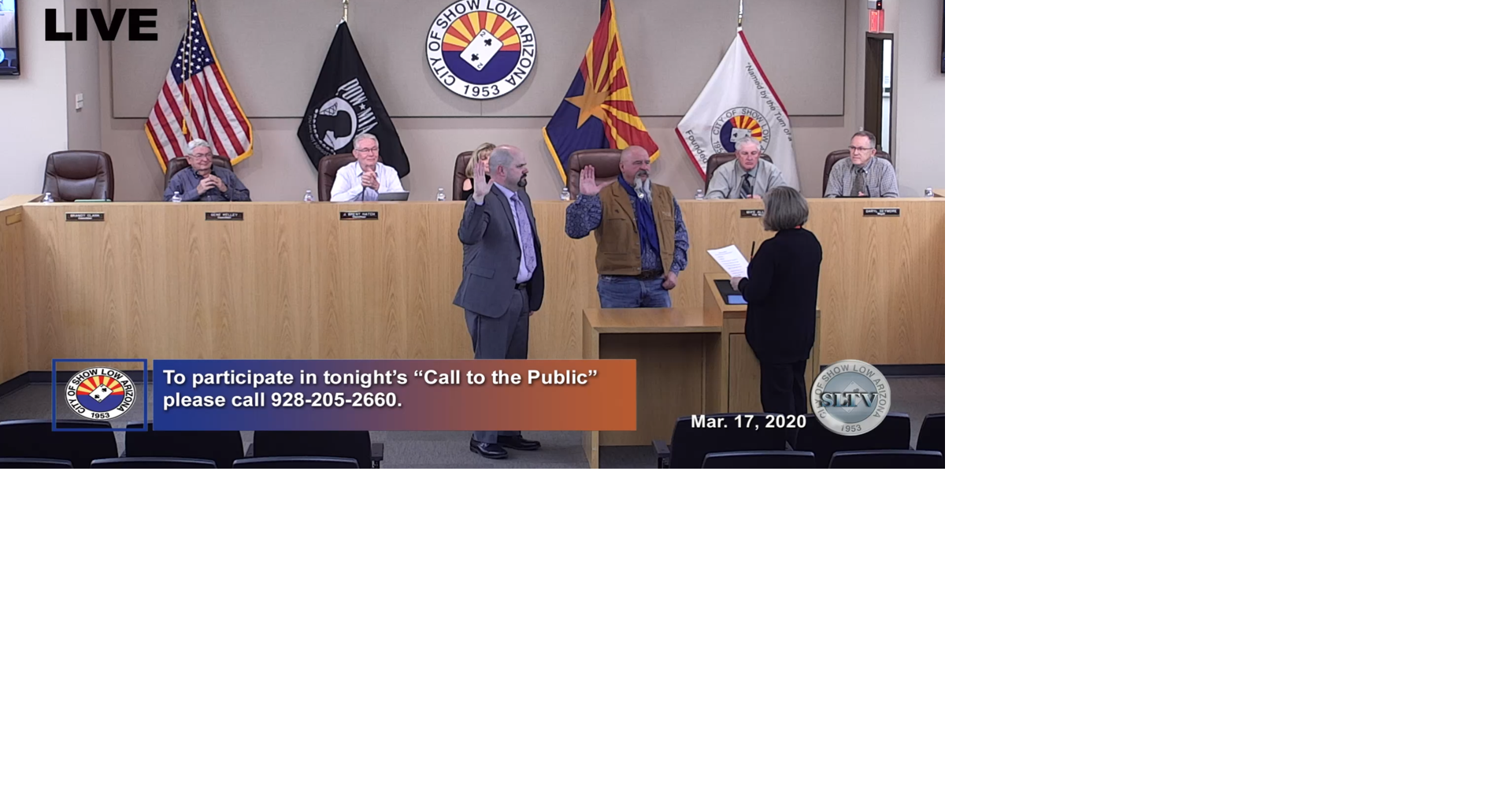 Leech Jr. and Clark sworn in during council meeting | Latest News ...