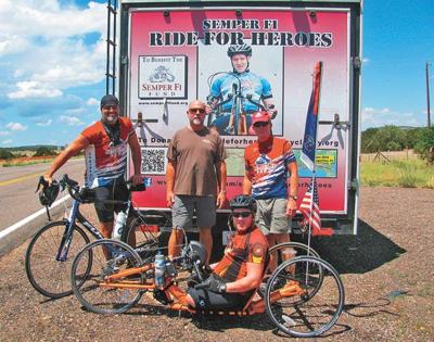 Ride for Heroes - Bikers trek across U.S. for Marines | Premium News ...