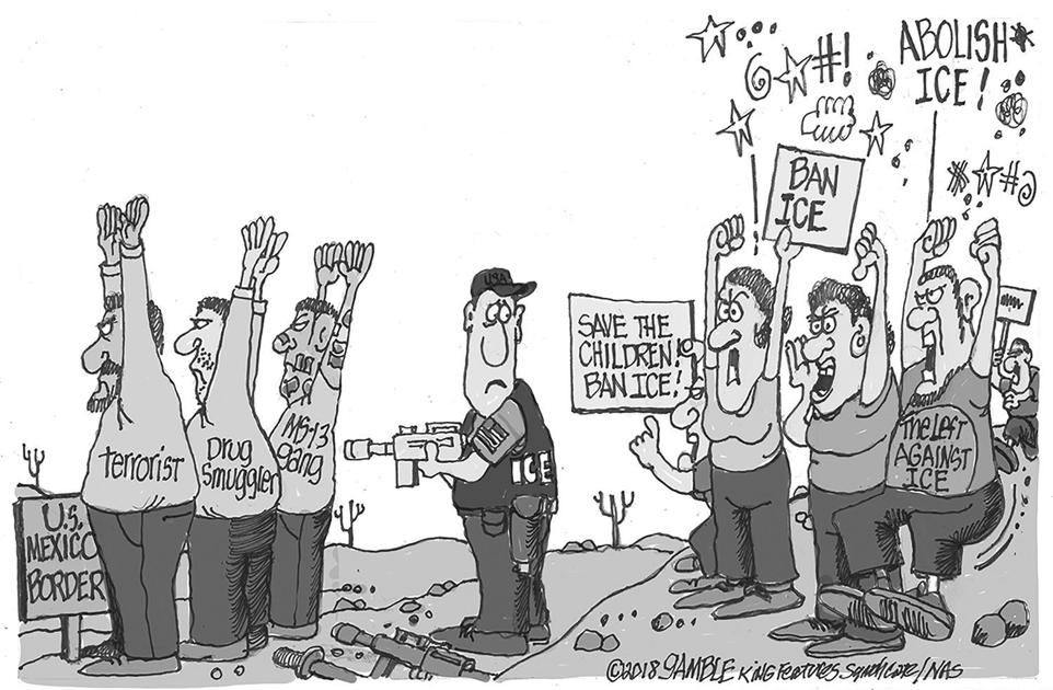 Border dispute cartoon | Editorial Cartoons | wmicentral.com