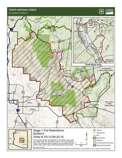 Tonto National Forest moves to Stage 1 fire restrictions | Fire Season ...