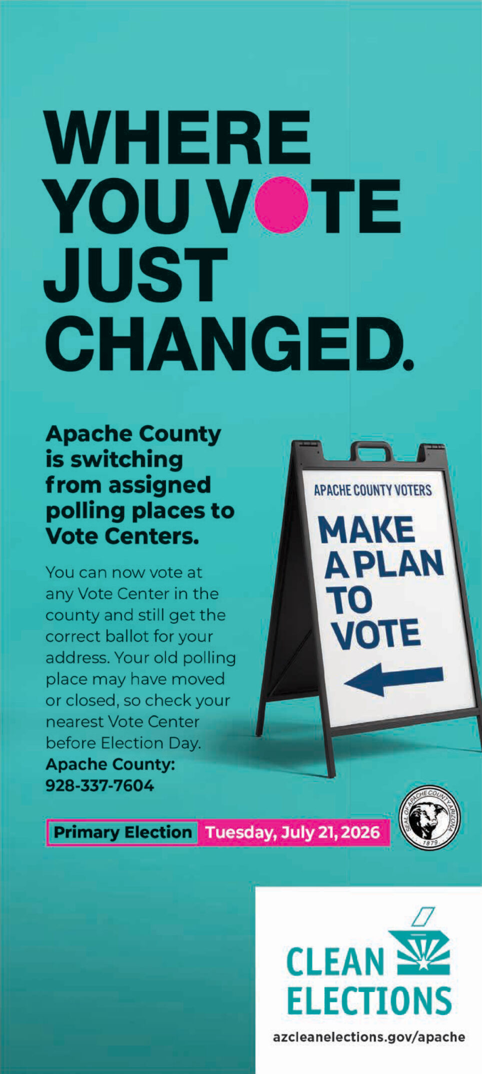Apache County Clean Election | Featured Ads | wmicentral.com