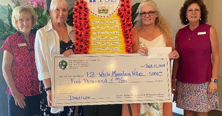 Lady Niners donate to White Mountain Villas | News | wmicentral.com