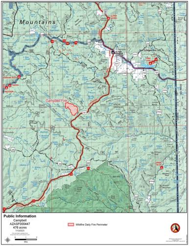 Campbell Fire continues to burn near Alpine | News | wmicentral.com