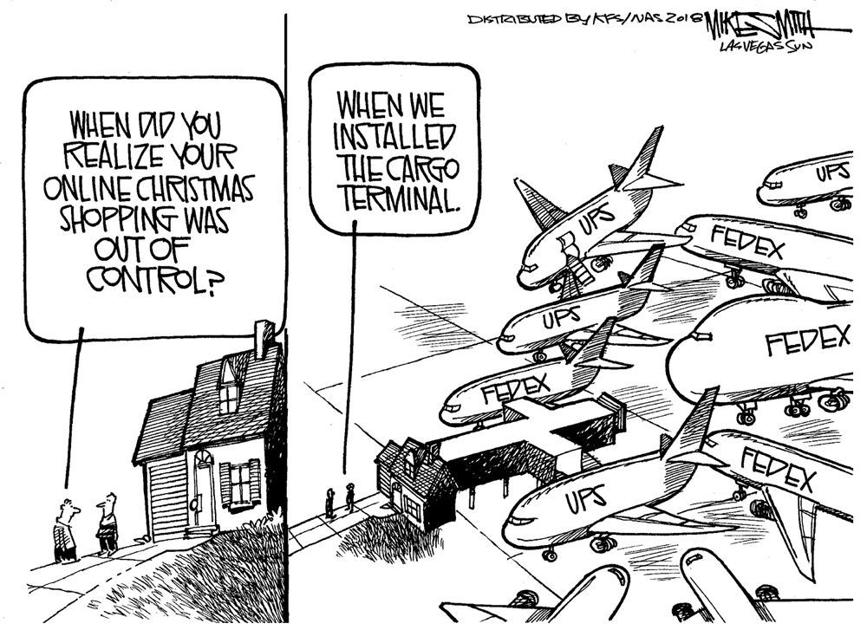 Online shopping cartoon | Editorial Cartoons | wmicentral.com