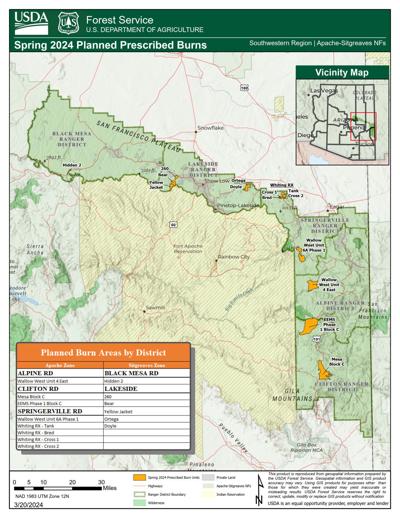 Prescribed fires planned in Apache-Sitgreaves National Forests | News ...