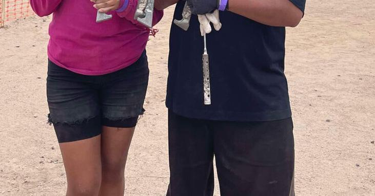Apache family making their mark in the world of horseshoe pitching ...