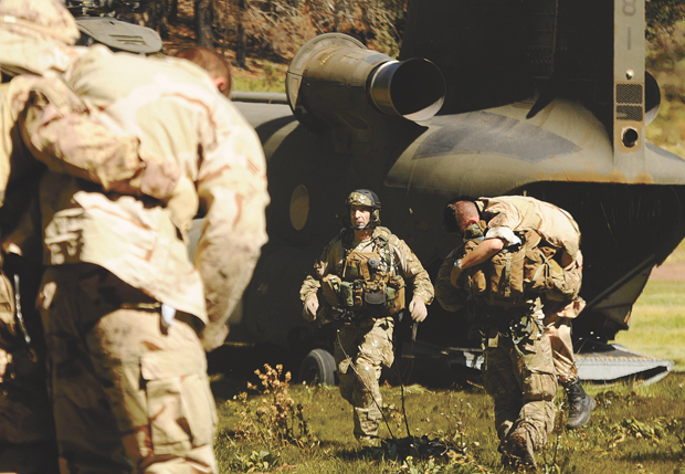 Military rescue personnel experience hands-on emergency training skills ...