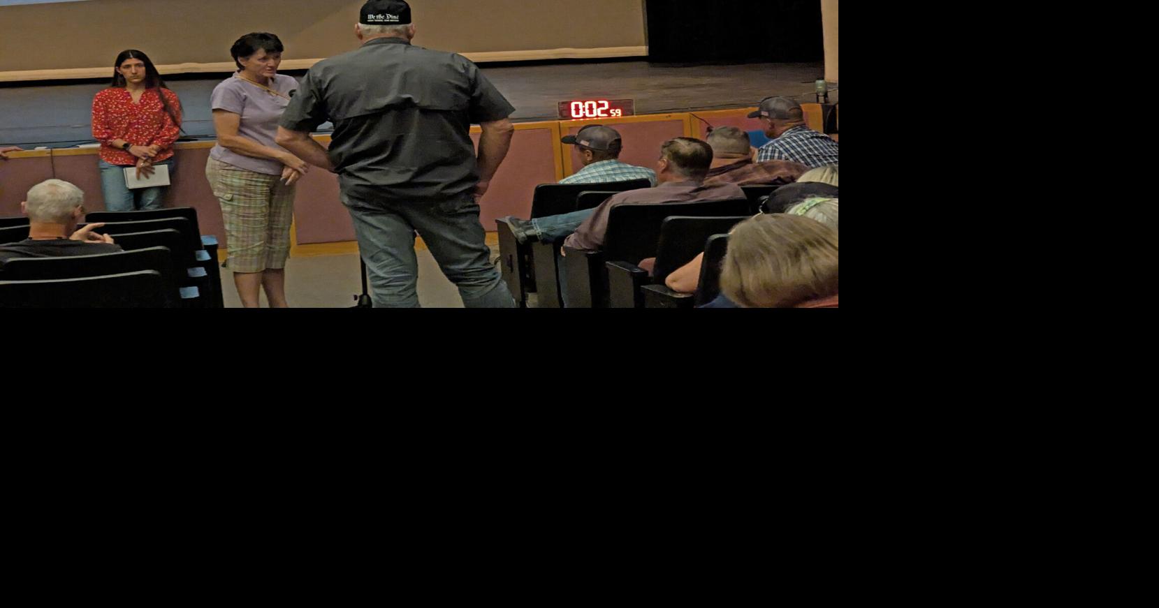 Stop Lava Run Community Speaker Nelson Davis in the audience ...