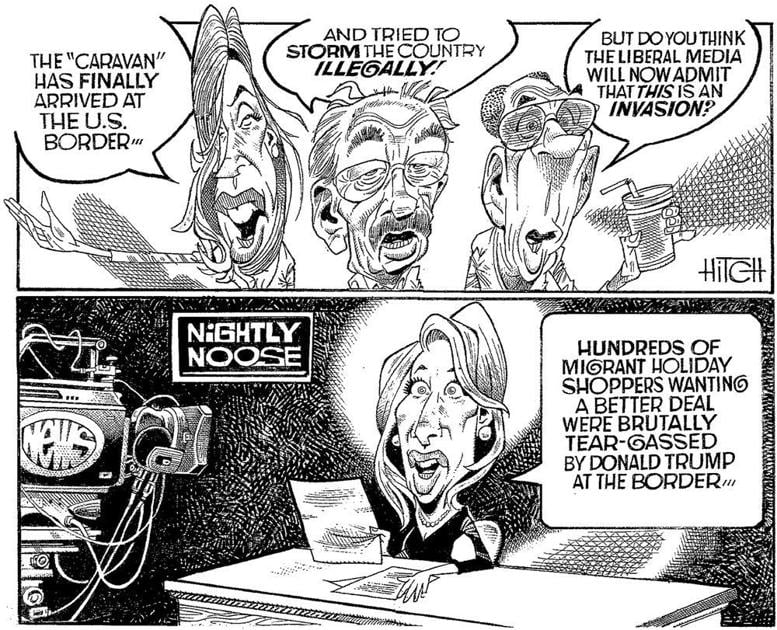 Border invasion cartoon | Editorial Cartoons | wmicentral.com