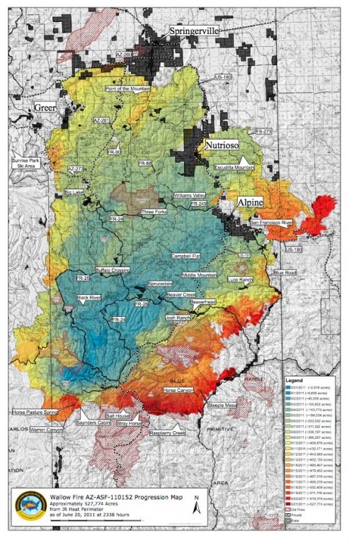 Wallow Fire 56% contained; Greer residents are home | Latest News ...