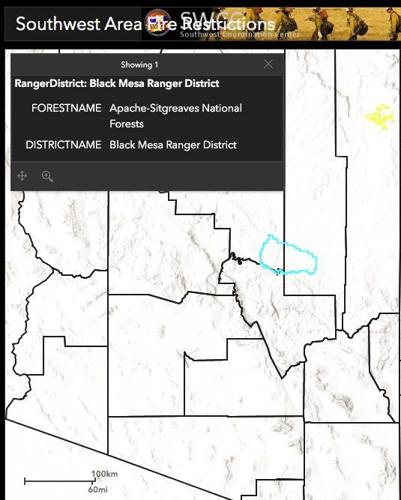 USFS, partners launch tool for finding Fire Restriction info | Arizona ...