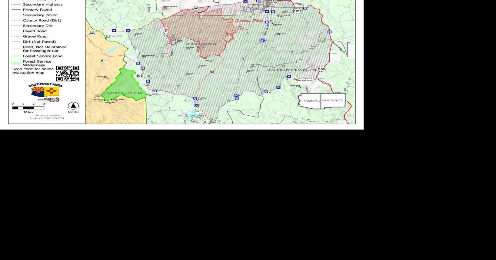 May 18: High winds continue to be issue for firefighters on Greer Fire ...